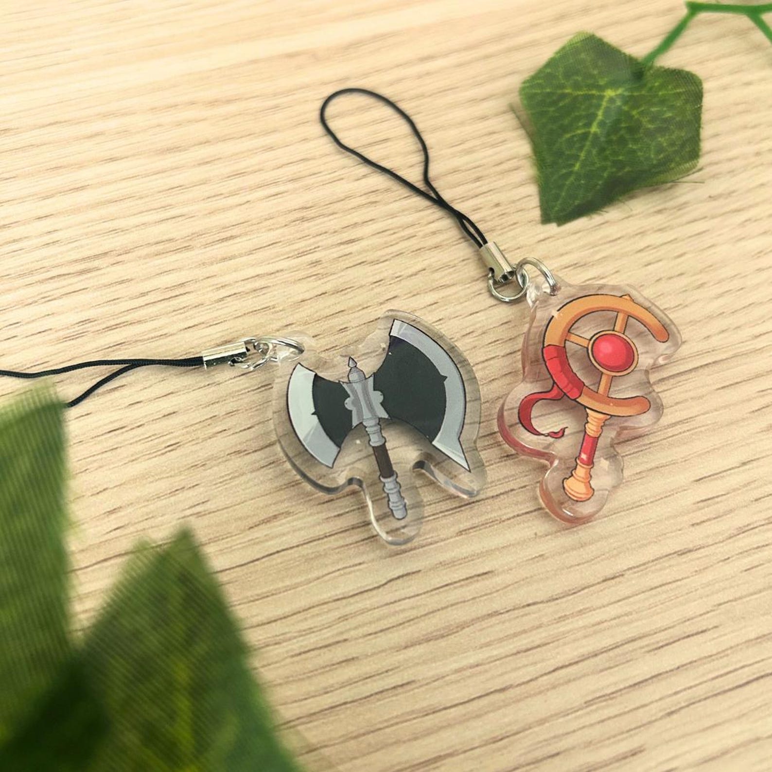 Elf Mage & Friends Phone Charms - Etsy