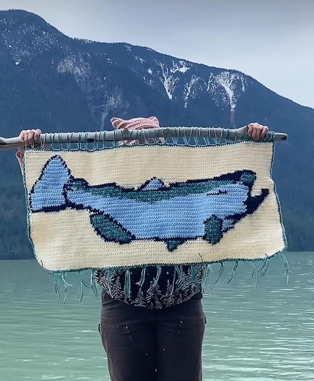 Salmon Tapestry Crochet Pattern - Etsy