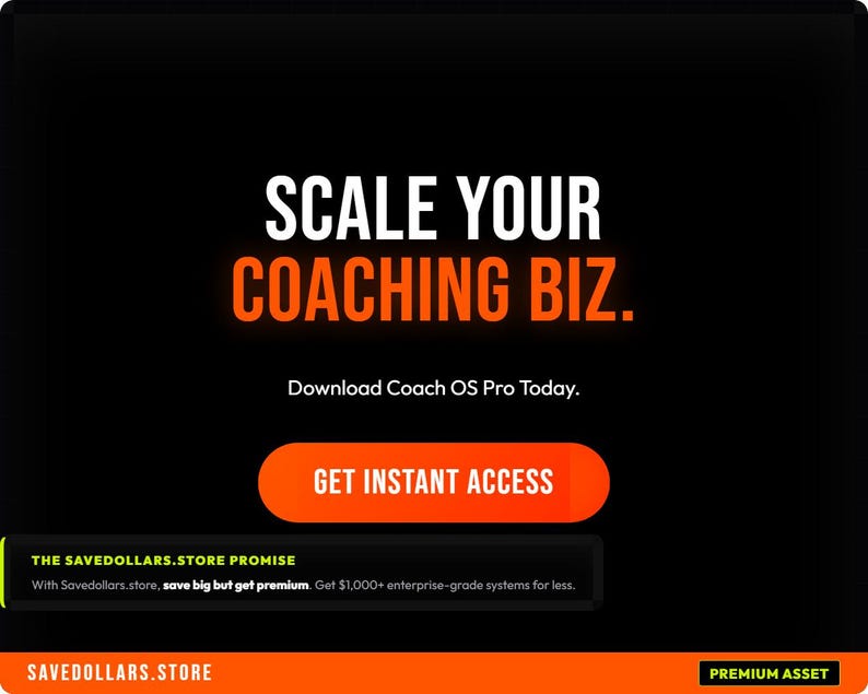 Coach OS Pro: Elite Trainer Software, Client Management Dashboard (digital Download) - Etsy UK