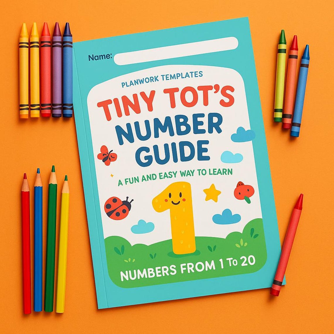 Kindergarten Math Workbook Printable | Number Tracing & Counting | Tiny ...