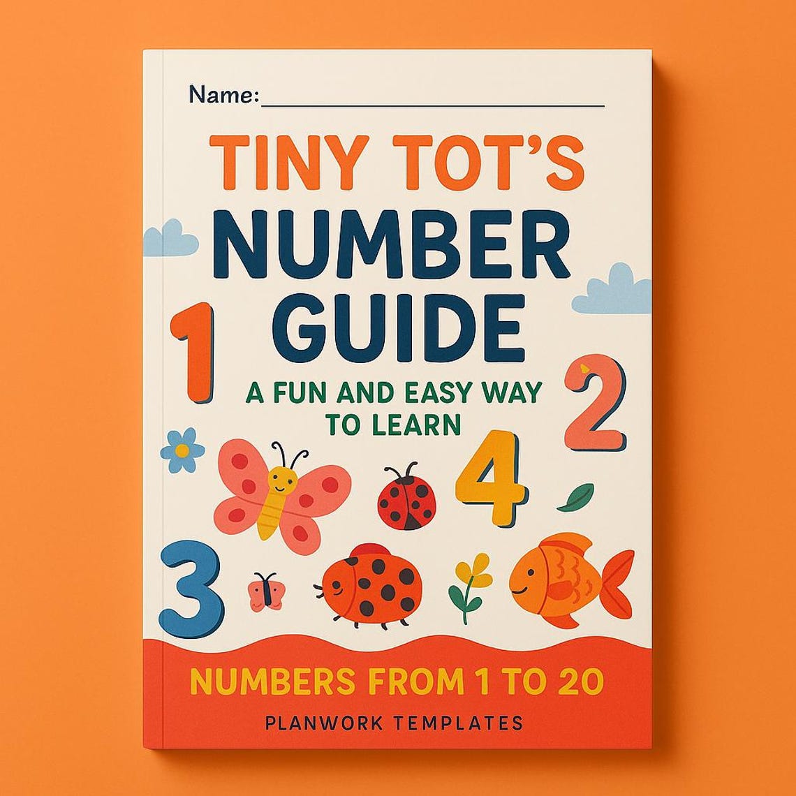 Kindergarten Math Workbook Printable | Number Tracing & Counting | Tiny ...
