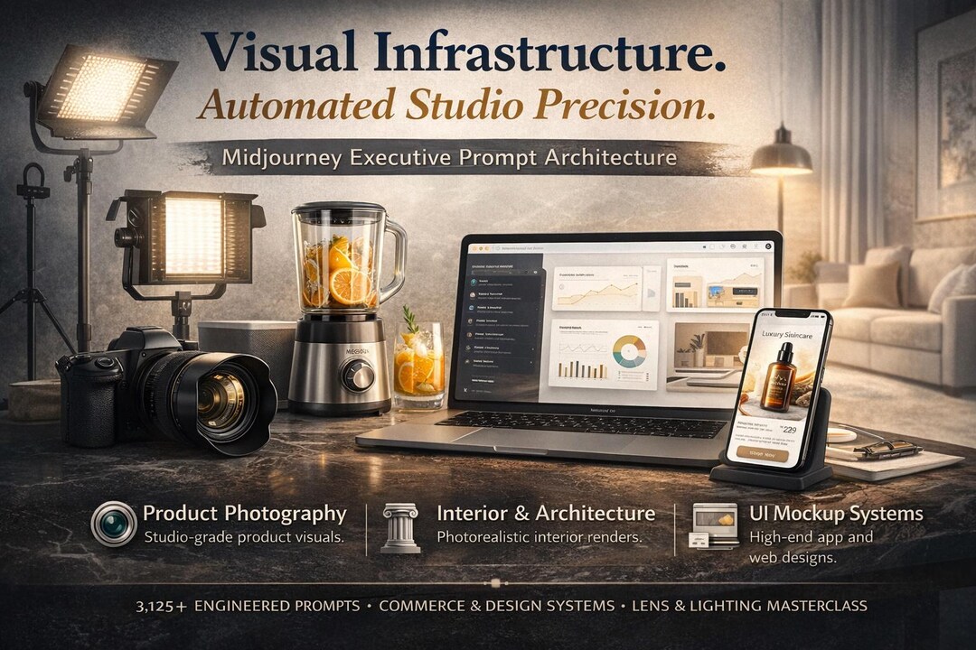 Executive AI Prompt System for Commercial Visuals | Photography Logic ...