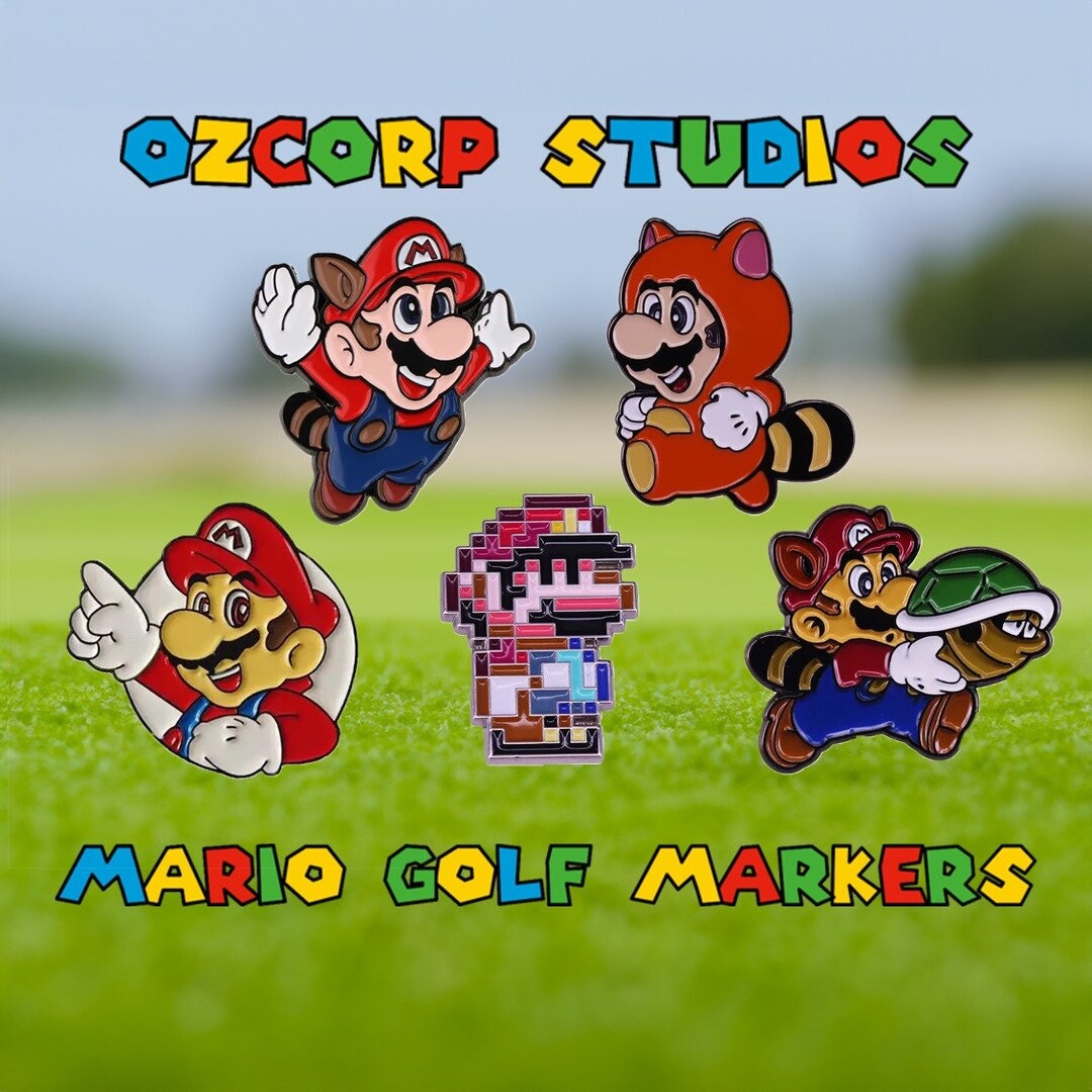 Mario Golf Markers: the Perfect Golf Gift for Christmas, Birthdays and ...