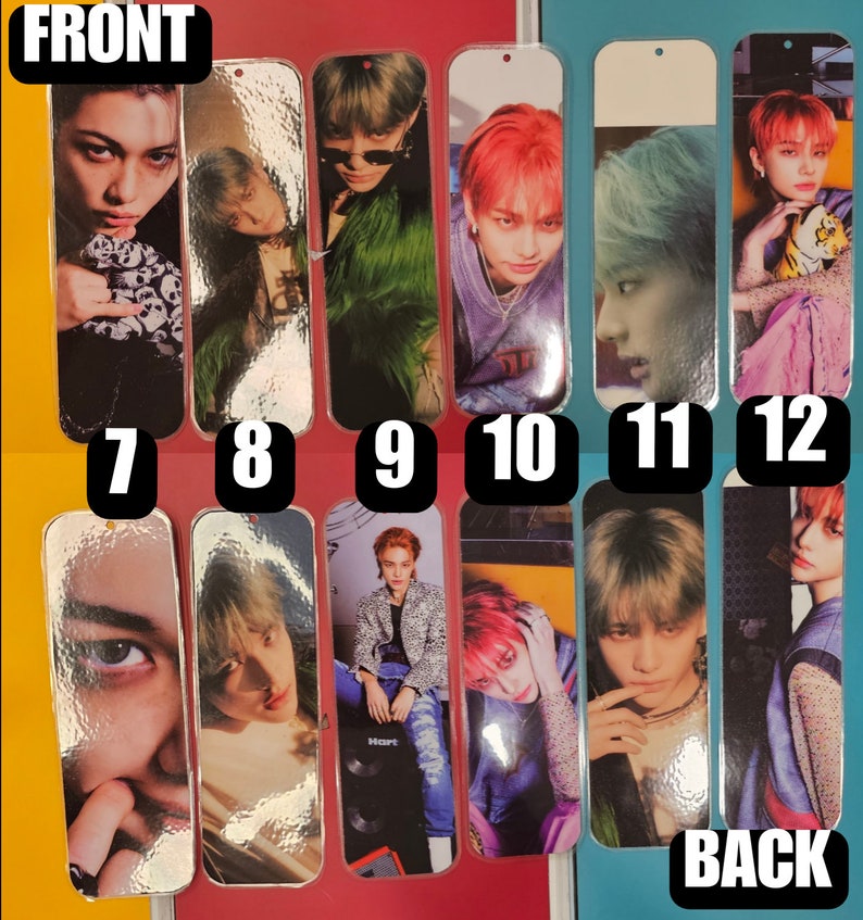 Stray Kids SKZ 5 Star Album Upcycled Bookmark Placeholders - Etsy