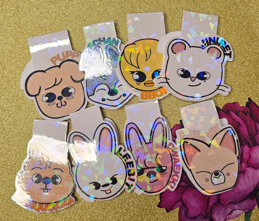 Stray Kids SKZ SKZOO Magnetic Bookmarks Laminated Holographic - Etsy