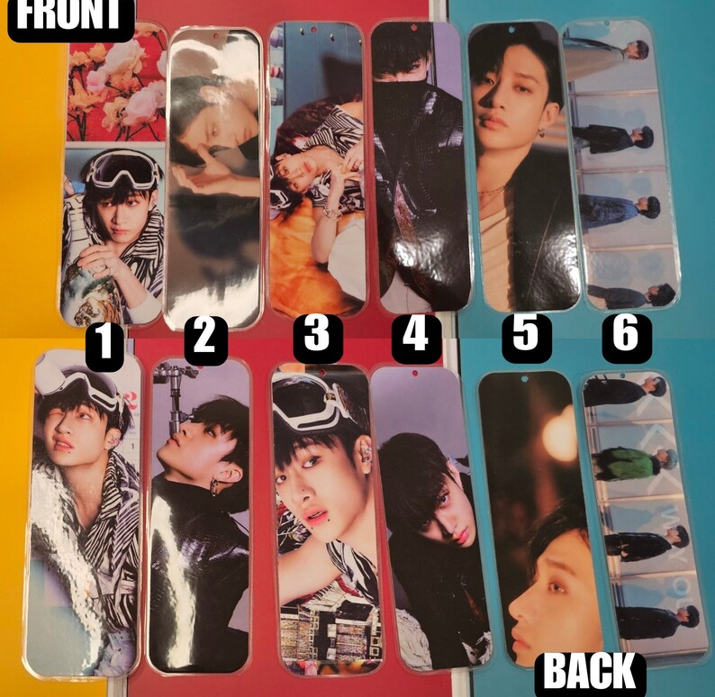 Stray Kids SKZ 5 Star Album Upcycled Bookmark Placeholders - Etsy