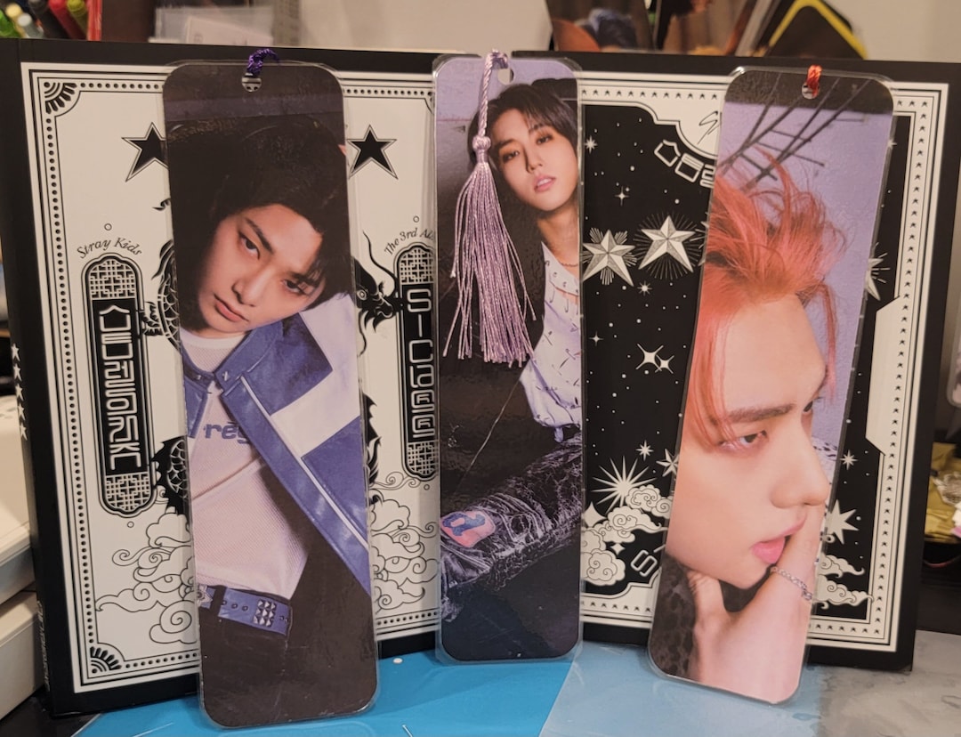 Stray Kids SKZ 5 Star Album Upcycled Bookmark Placeholders - Etsy