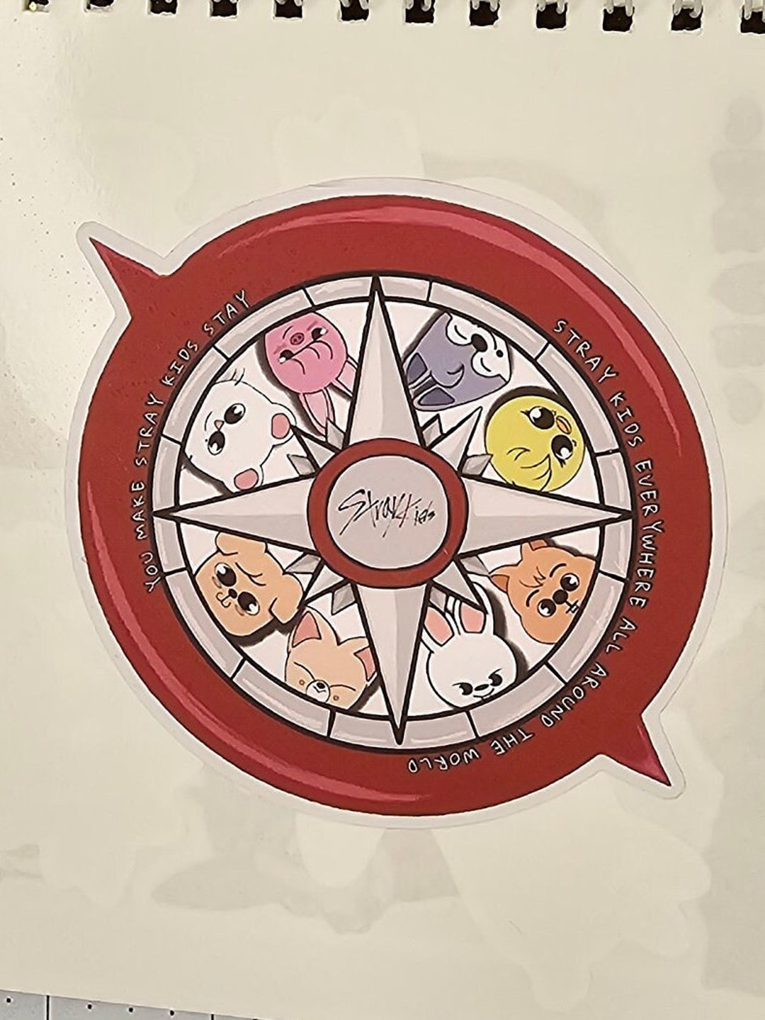 Stray Kids SKZOO Compass Vinyl Die-cut Sticker - Etsy