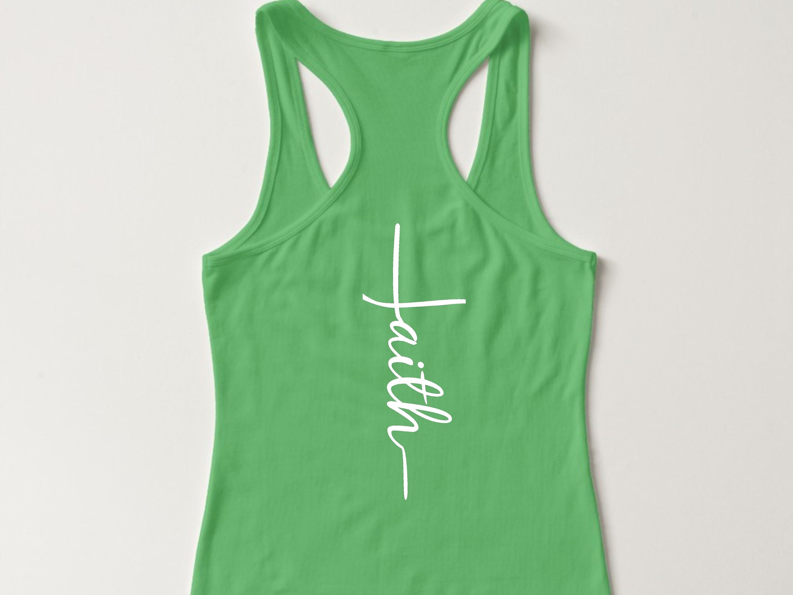 Christian Tank Tops, Religious Racerback Tank Top, Faith Tank Top ...