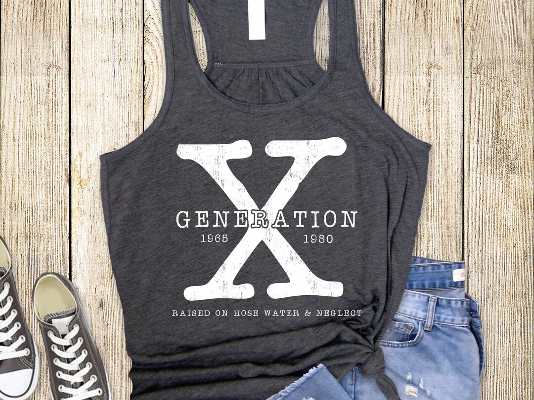 Workout Tank Top, Gen X Tank Top, Gen X Tshirt Generation X T-shirt ...
