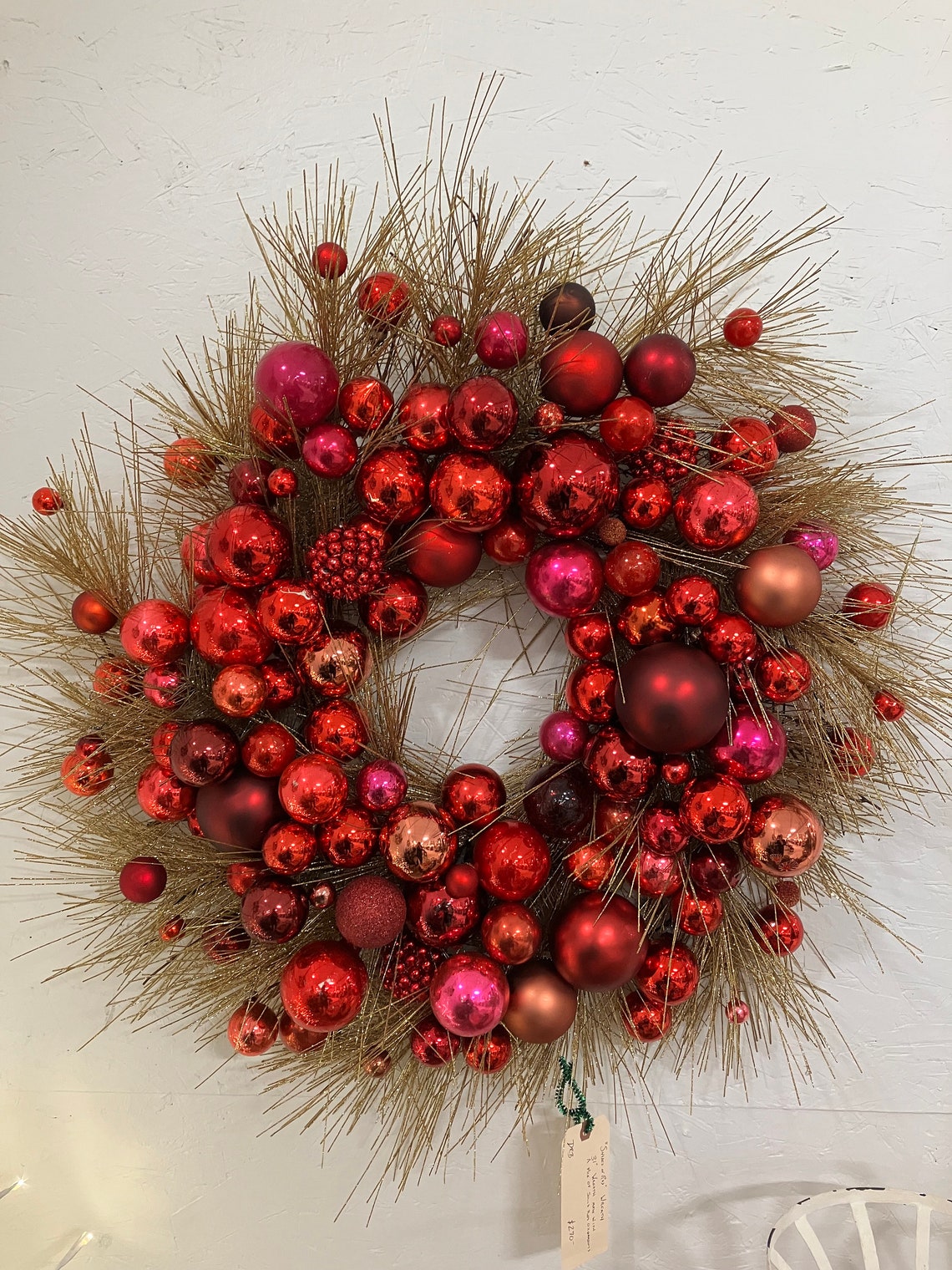 Large 31 Red Devil Vintage Christmas Ornament Wreath - Etsy