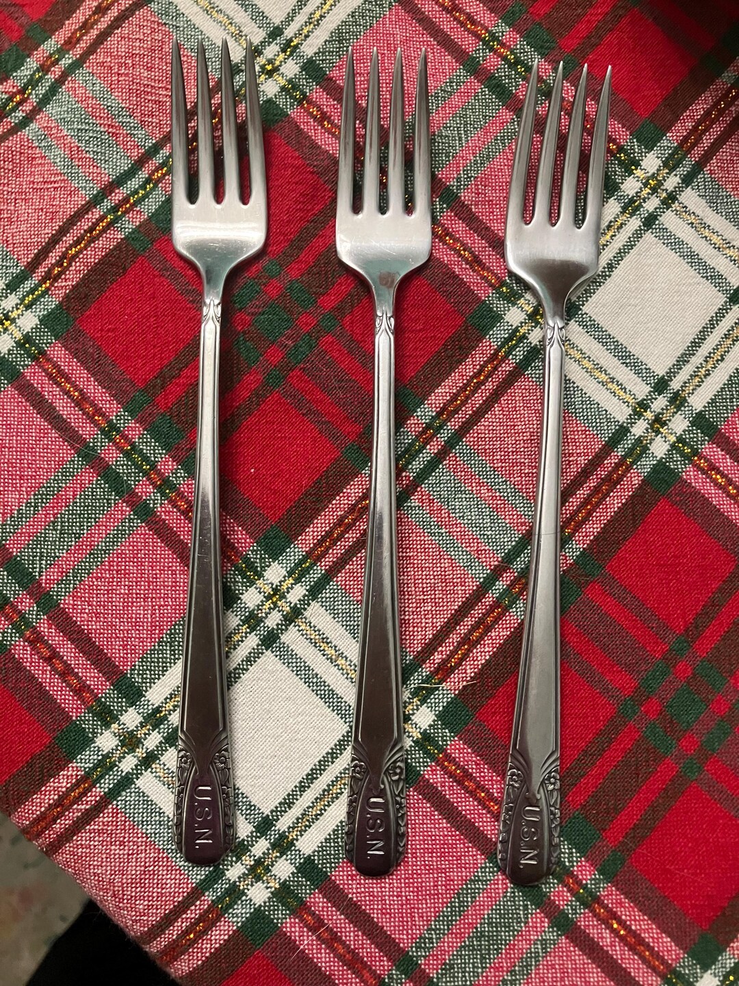 United States Navy Roger's and Son Silver Plated Forks Set of Three - Etsy