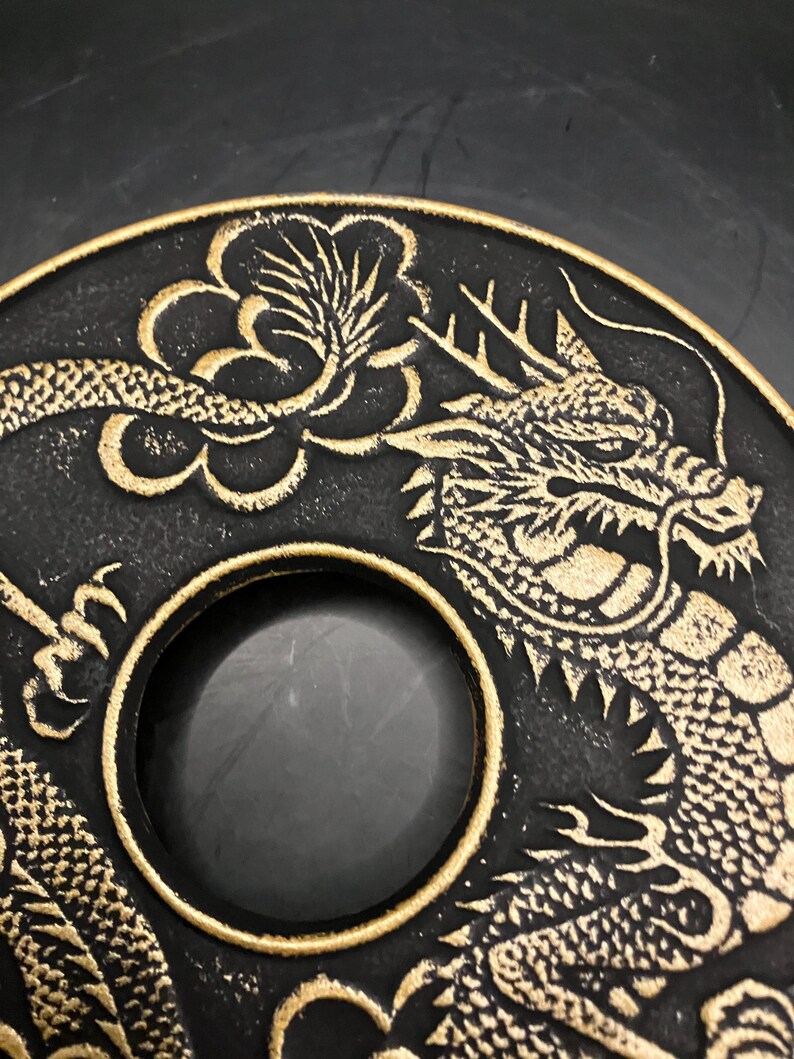 Vintage Japanese Cast Iron Iwachu Dragon Nabeshiki Trivet - Etsy
