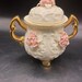 Vintage Porcelain Pink Rose and Gold Trim 4 Piece Tea Set - Etsy