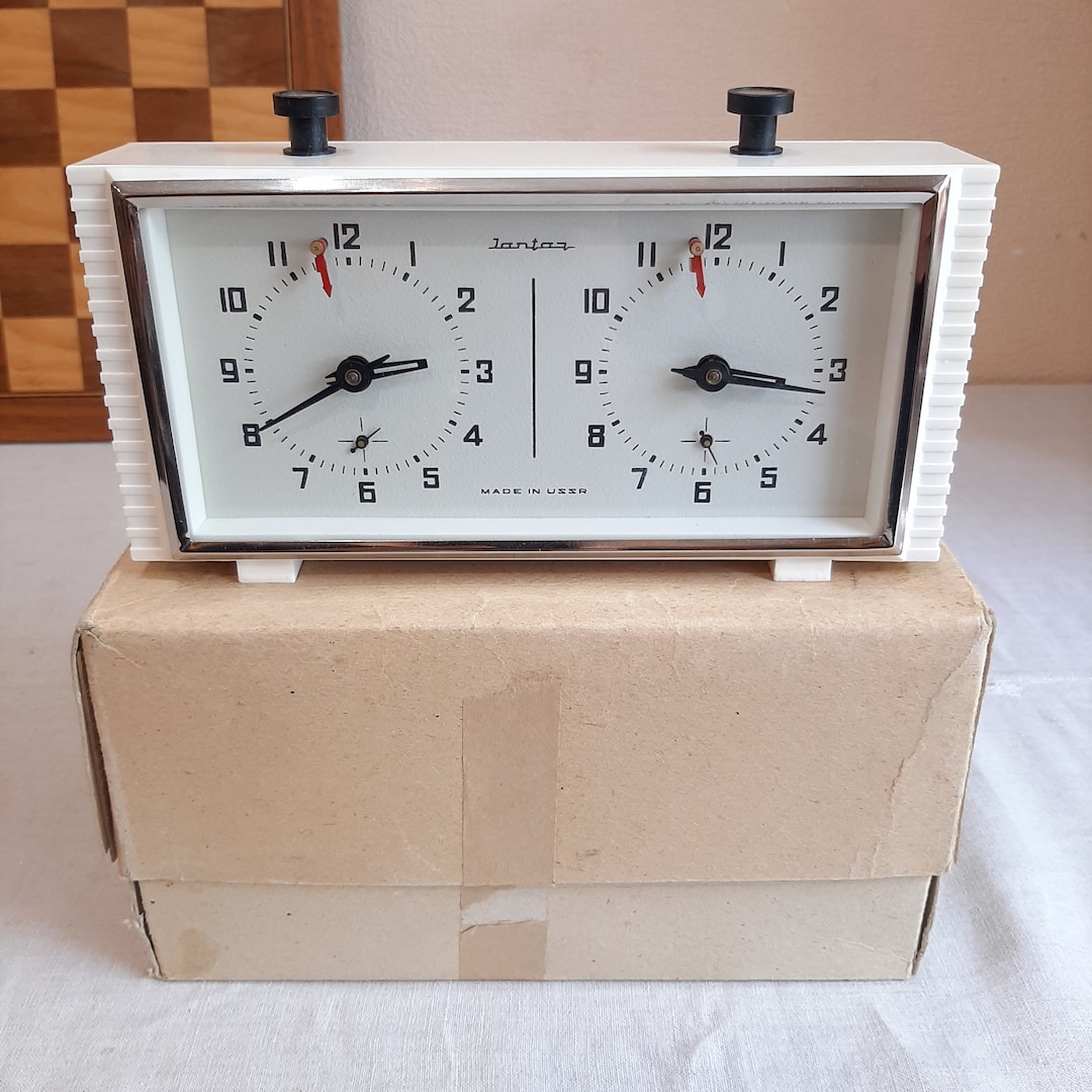 Vintage Chess Clock Jantar. Soviet Chess Clock Jantar. Mechanical Chess ...