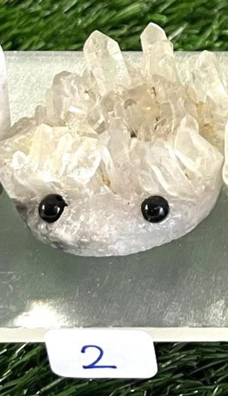 Natural Baby Groot Clusters, Hedge Hog, Hedgies Clear Quartz, Calcite ...