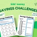 Kids Saving Challenge Trackers - Teach Great Savings Habits and Make It ...