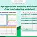 Kids Financial Literacy and Budgeting Worksheets - Build Financial ...