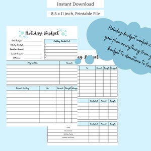 Holiday Planner Bundle, Holiday Planner, Xmas Planner, Hanukkah Planner ...
