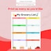 Printable Kids Grocery List - Teach Kids Responsibility and ...