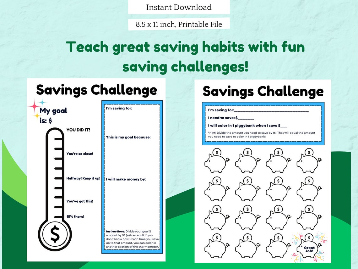 Kids Financial Literacy and Budgeting Worksheets - Build Financial ...