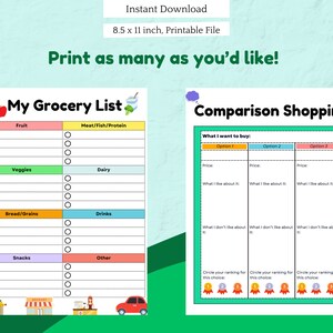 Kids Financial Literacy and Budgeting Worksheets - Build Financial ...