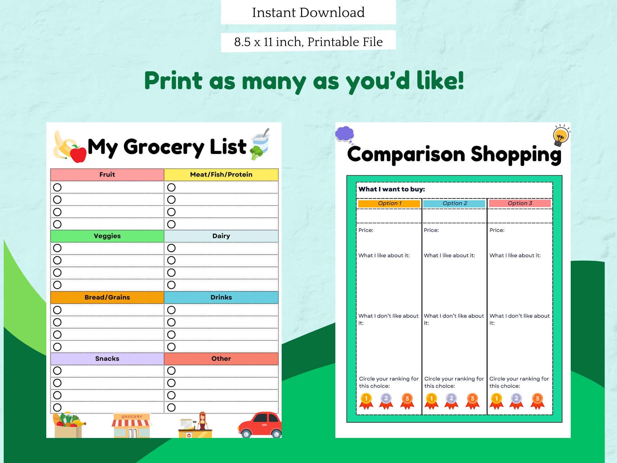 Kids Financial Literacy and Budgeting Worksheets - Build Financial ...