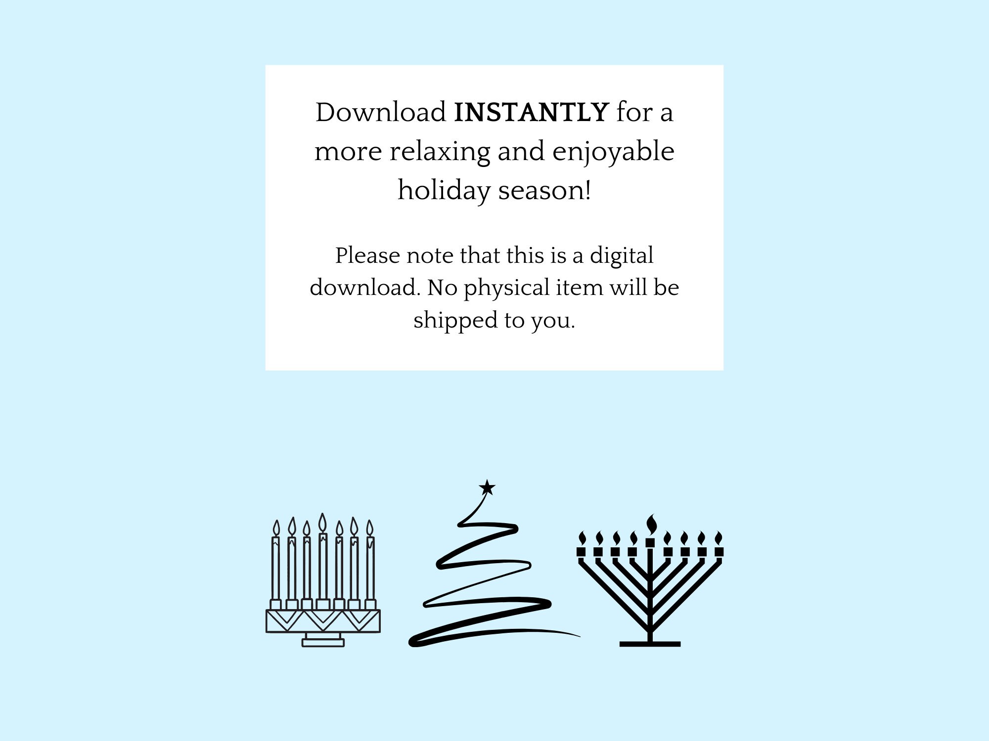 Holiday Planner Bundle, Holiday Planner, Xmas Planner, Hanukkah Planner ...