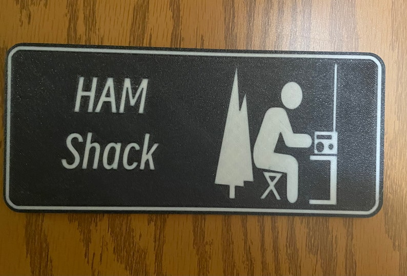 Ham Shack Door Sign - Etsy