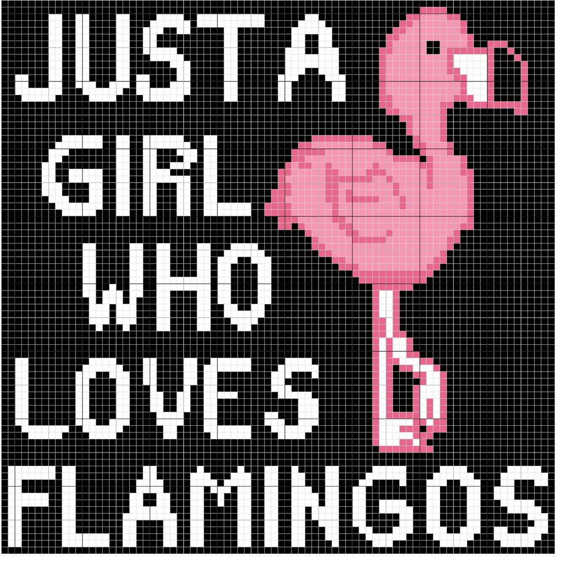 Flamingo, C2C Crochet Pattern - Etsy