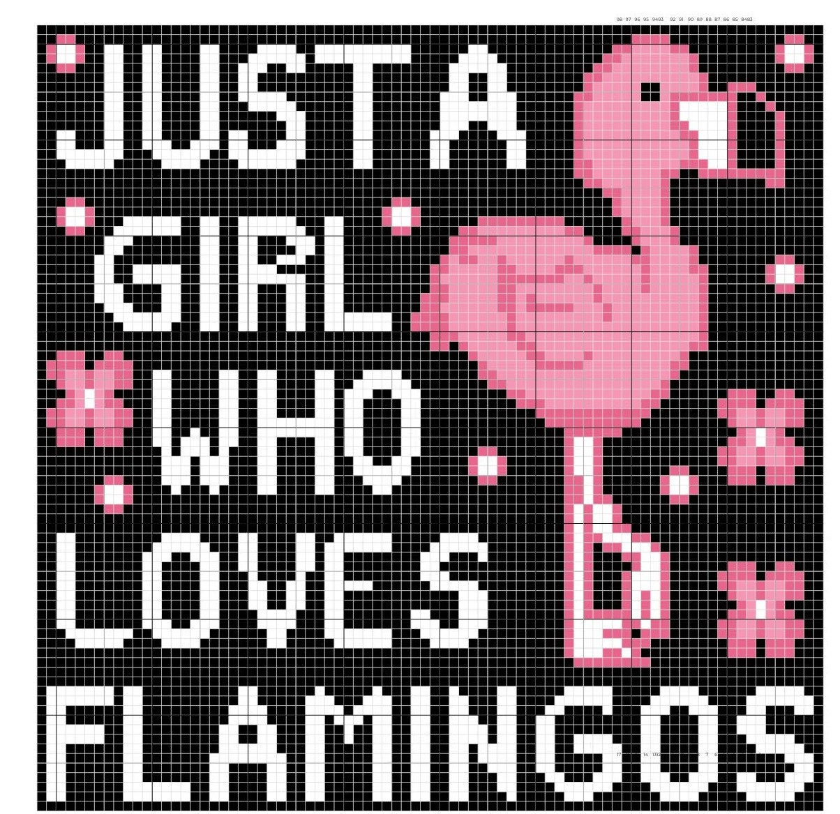 Flamingo, C2C Crochet Pattern - Etsy