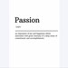 Passion Definition Print - Etsy