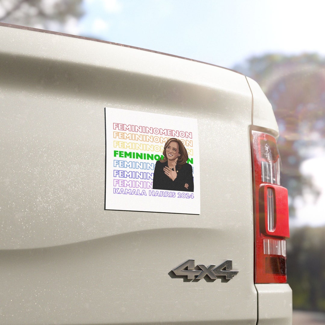 Femininomenon Kamala Harris Bumper Sticker Car Magnet Bumper Sticker ...