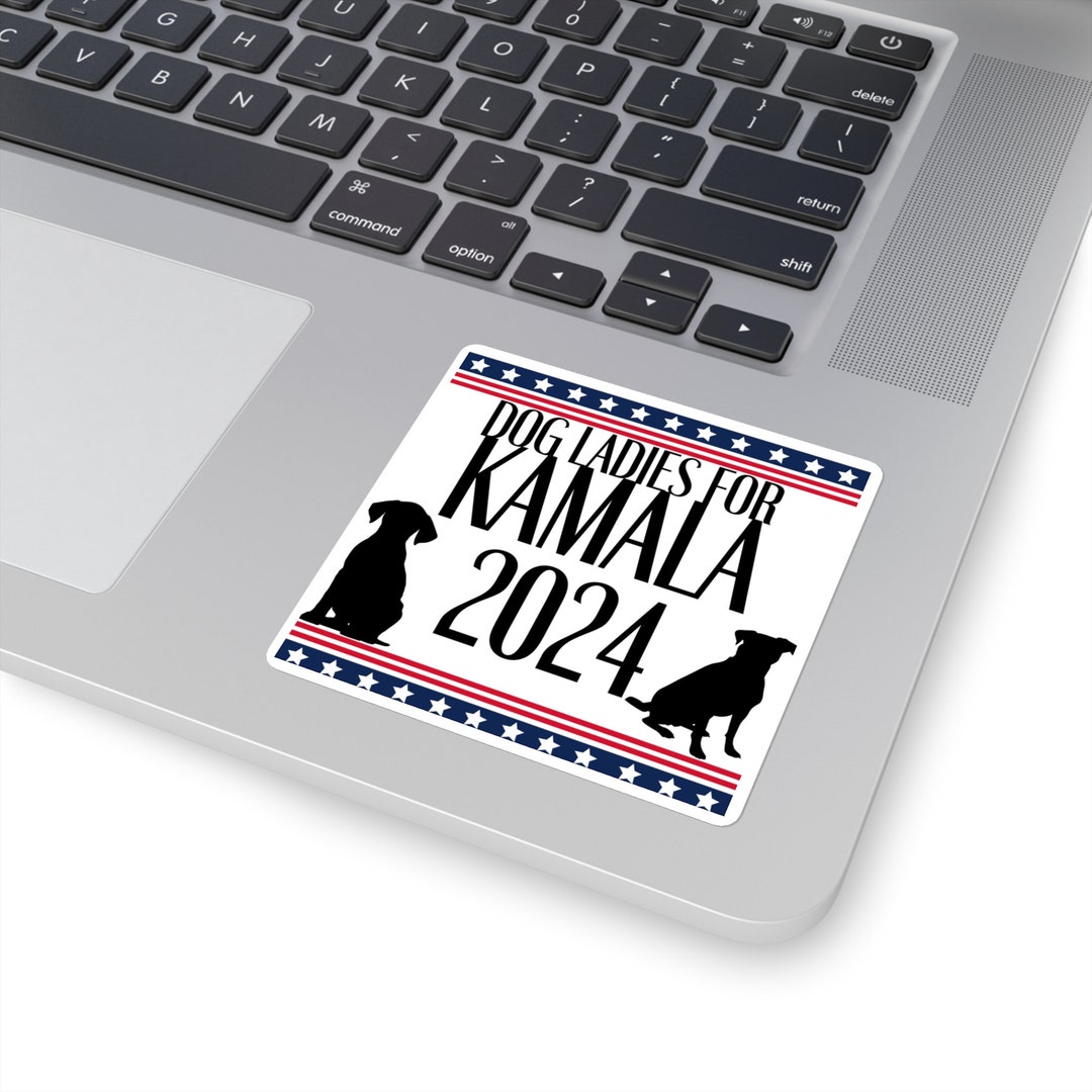 Dog Ladies for Kamala Harris 2024 Square Sticker - Etsy