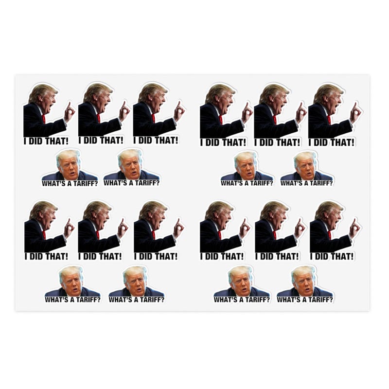 Trump I Did It Sticker - Etsy