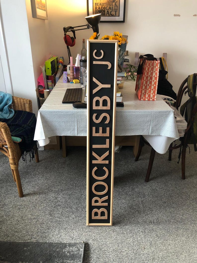 Railway Signal Box Name Board - Etsy