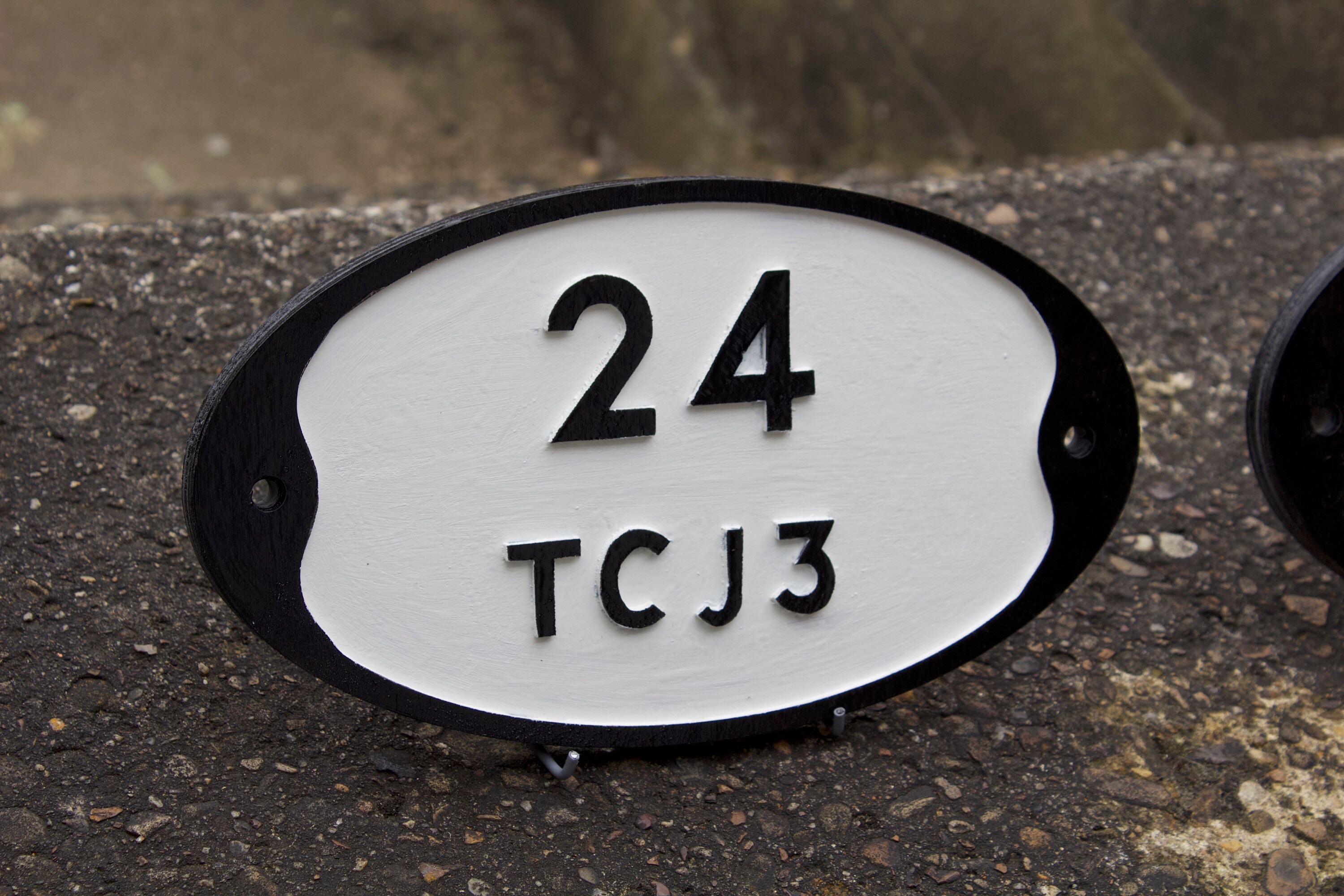 Railway House Number Sign - Etsy