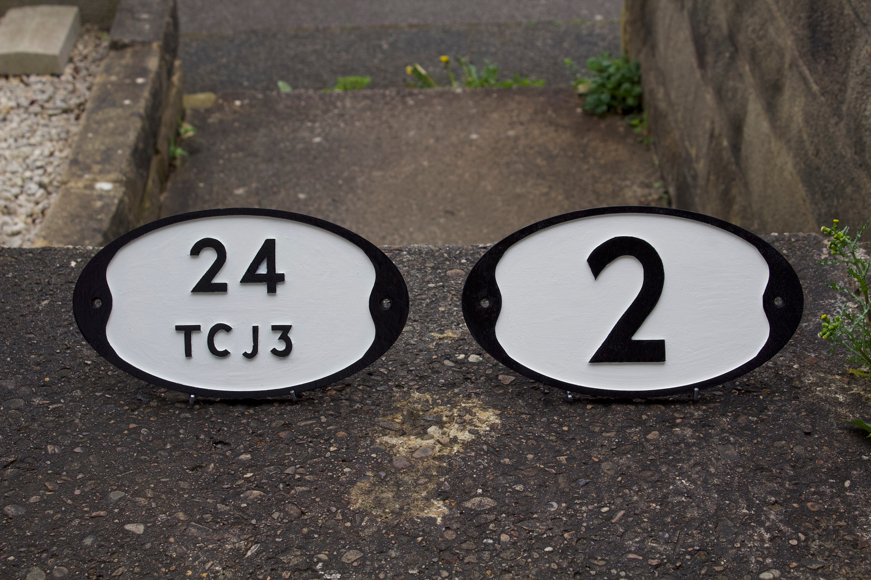 Railway House Number Sign - Etsy