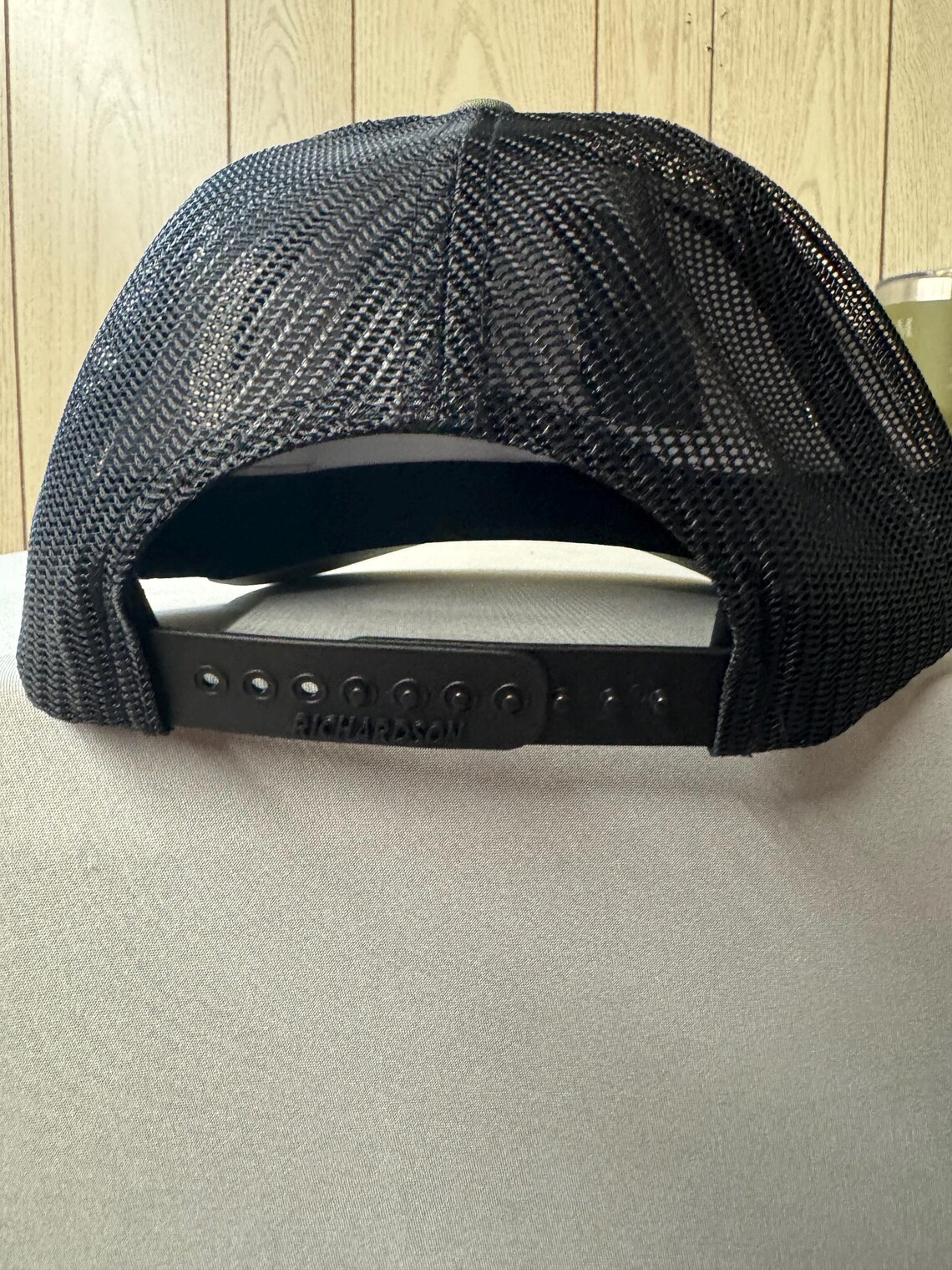 Custom Richardson Hat-motorcycle Leatherette Patch solid Black - Etsy