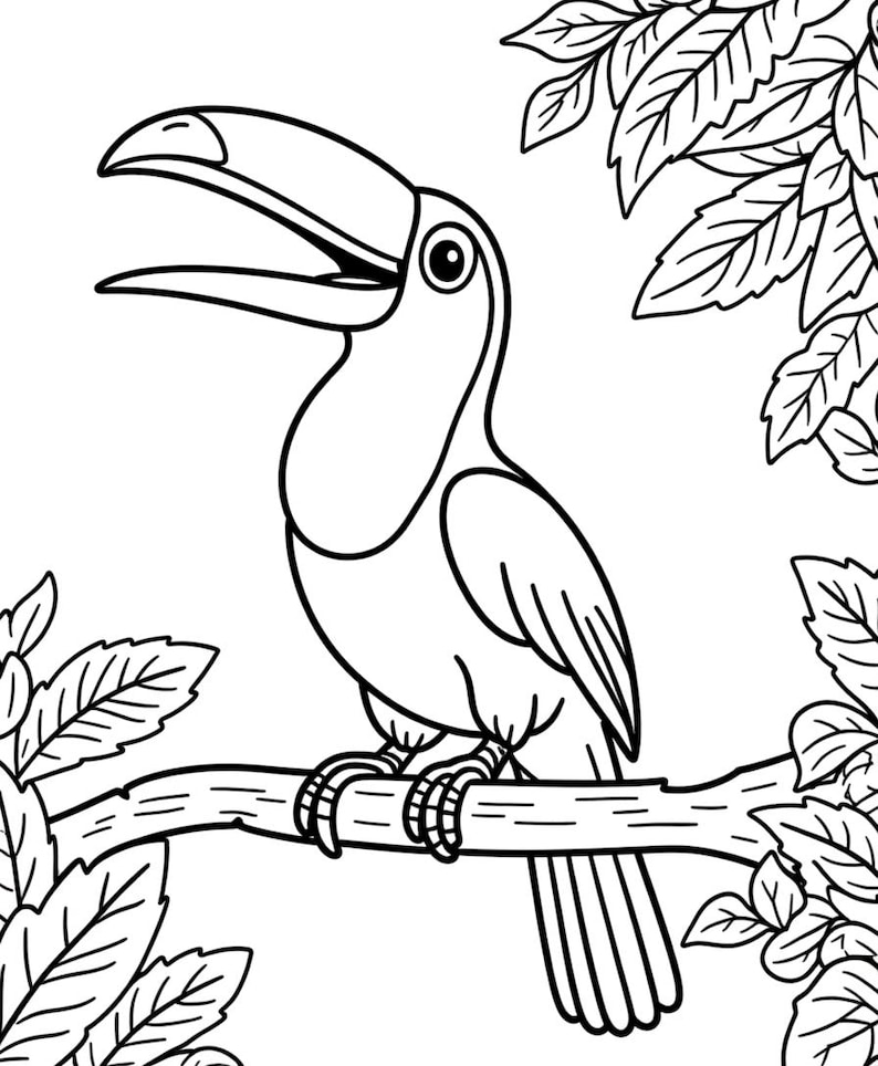 Jungle Animal Coloring Book, Adorable Critters, Safari Squad, Jungle ...