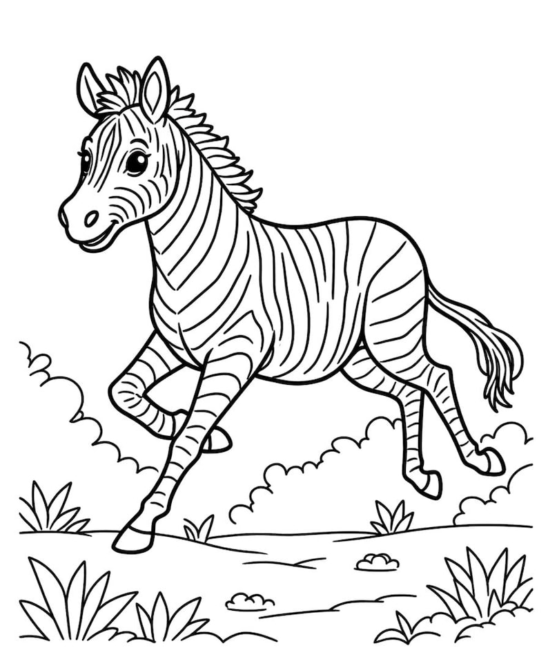 Jungle Animal Coloring Book, Adorable Critters, Safari Squad, Jungle ...