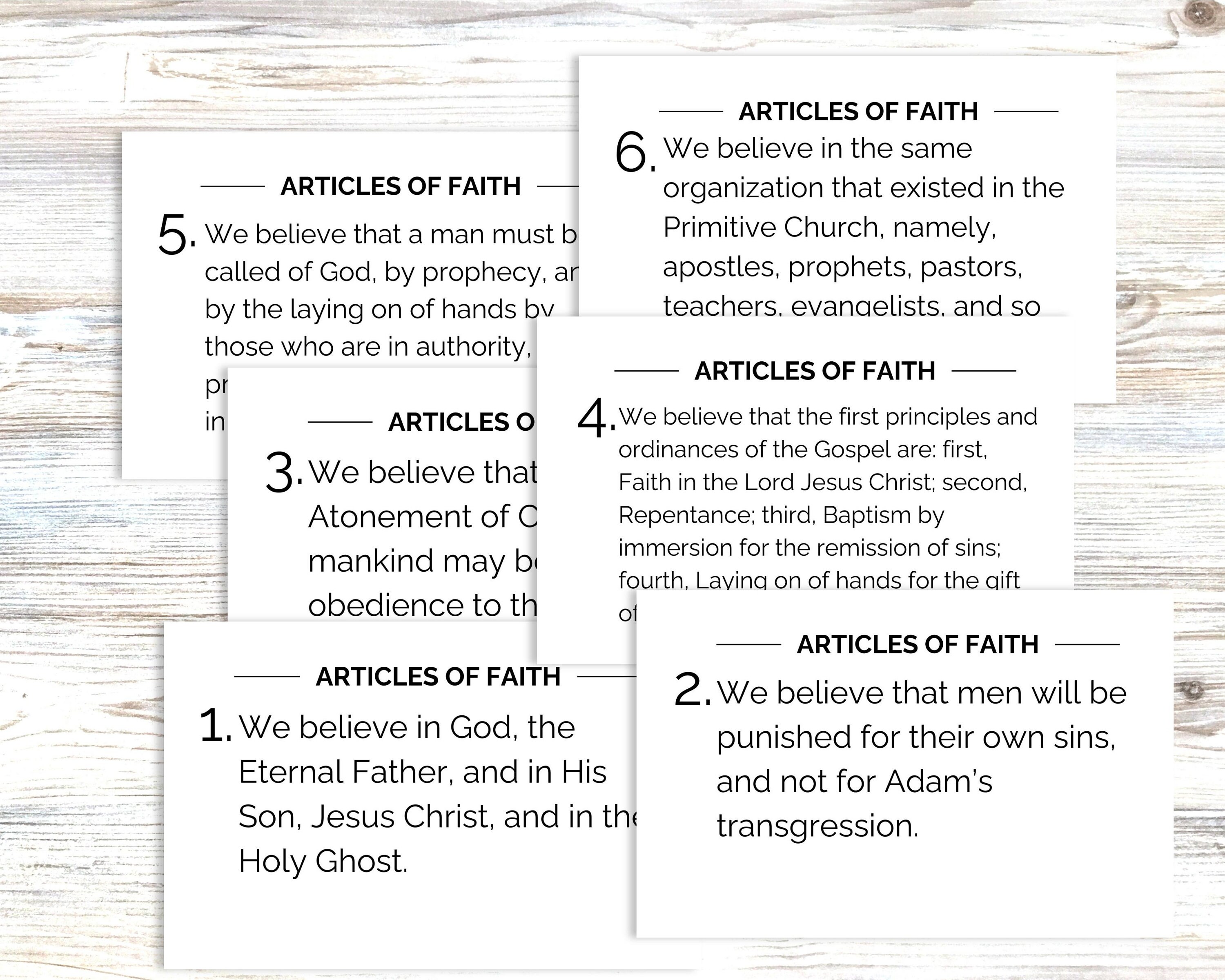 Articles of Faith Posters Printable Primary Opening Exercises - Etsy Articles of Faith Posters Printable Primary Opening Exercises - Etsy