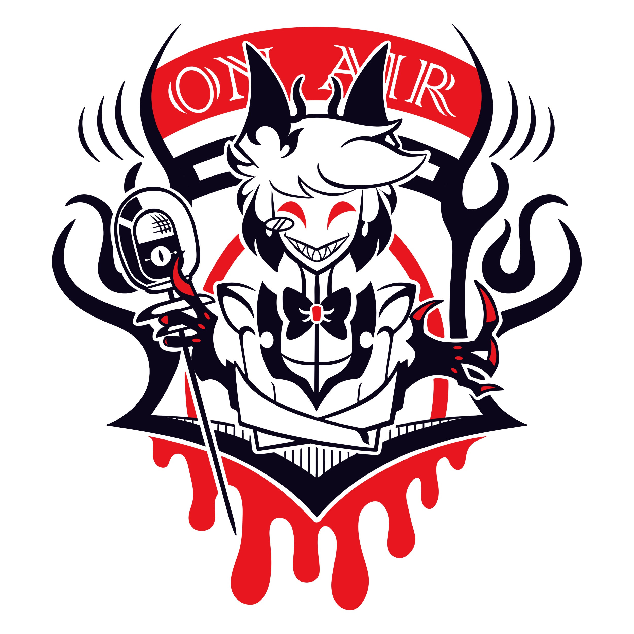 Alastor “on Air” SVG/PNG Digital Download for Cricut and DIY Crafts ...