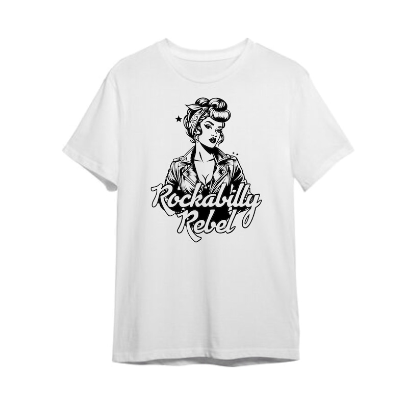 Rockabilly Rebel SVG PNG PSD Digital Download for Cricut and Do-it ...