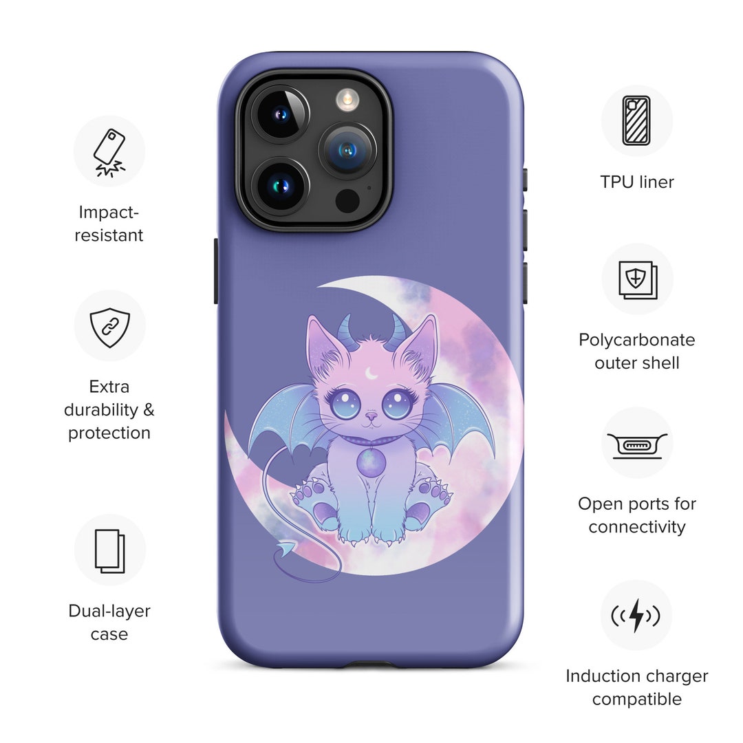 Cosmic Cute Pastel Bat Hellcat Tough Case for Iphone® - Etsy
