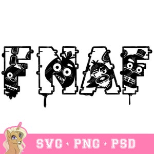 Five Nights at Freddy’s SVG/PNG/PSD Digital Download for Cricut Decals ...
