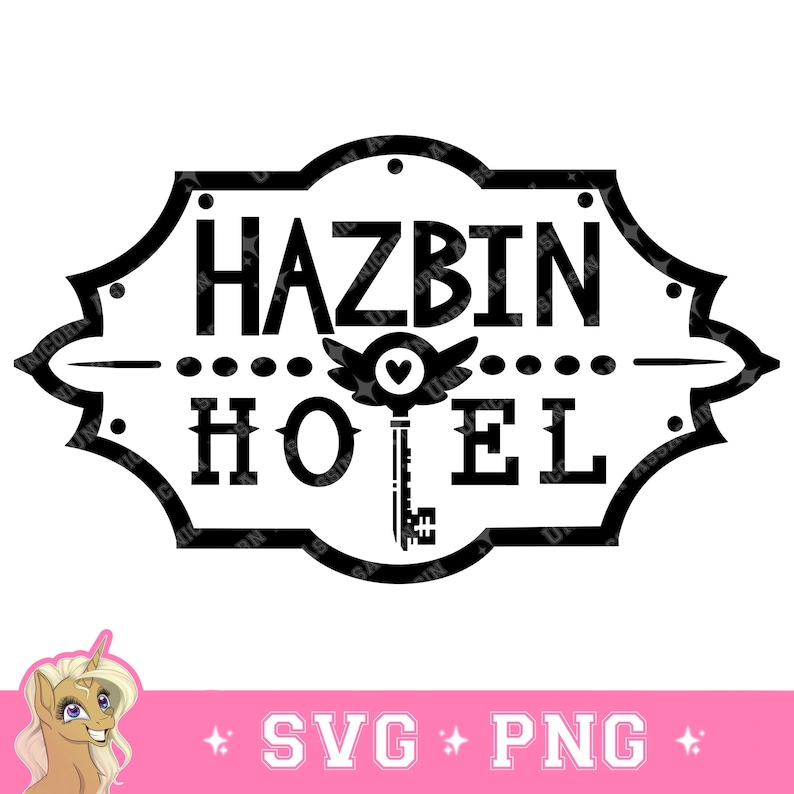 Hazbin Logo PNG/SVG Digital Download for Cricut DIY Crafts - Hazbin ...
