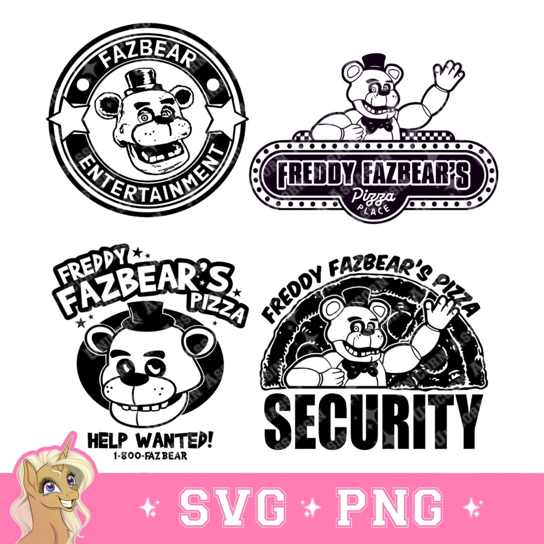 Graphic Bundle (5) - Fazbear Pizza Security FNAF SVG Digital Download ...