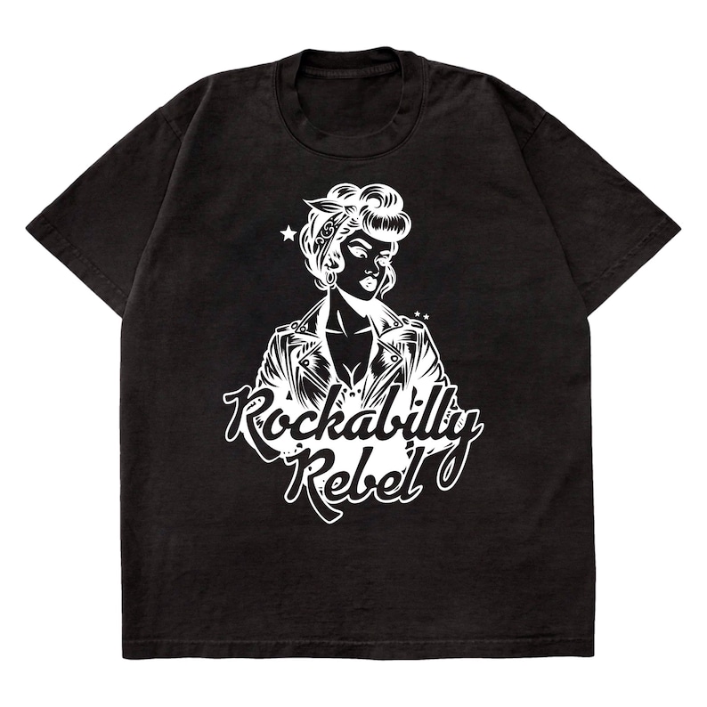 Rockabilly Rebel SVG PNG PSD Digital Download for Cricut and Do-it ...
