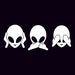 Alien Hear/speak/see No Evil SVG/PNG Digital Download for Cricut and ...